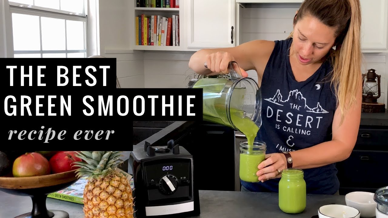 BEST Green Smoothie Recipe EVER! (5 SIMPLE Ingredients) – Man-Health ...