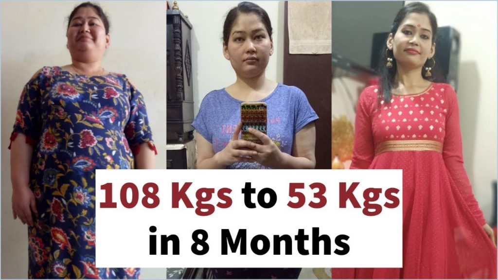How She Lost 55 Kgs in 8 Months | Weight Loss Journey, Story ...
