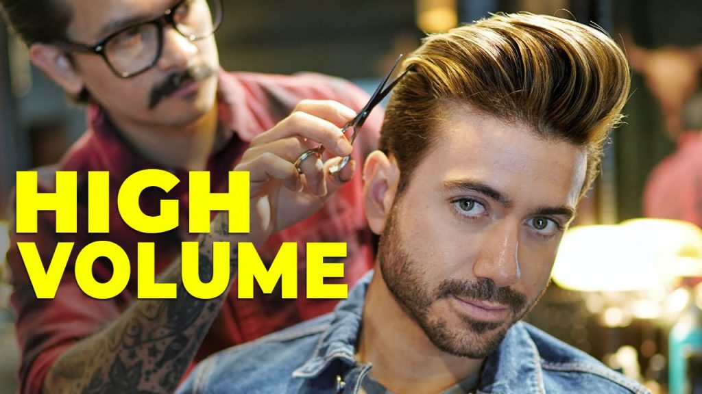 Men's HIGH VOLUME Hairstyle | Modern Quiff Men's Haircut 2020 | Alex ...