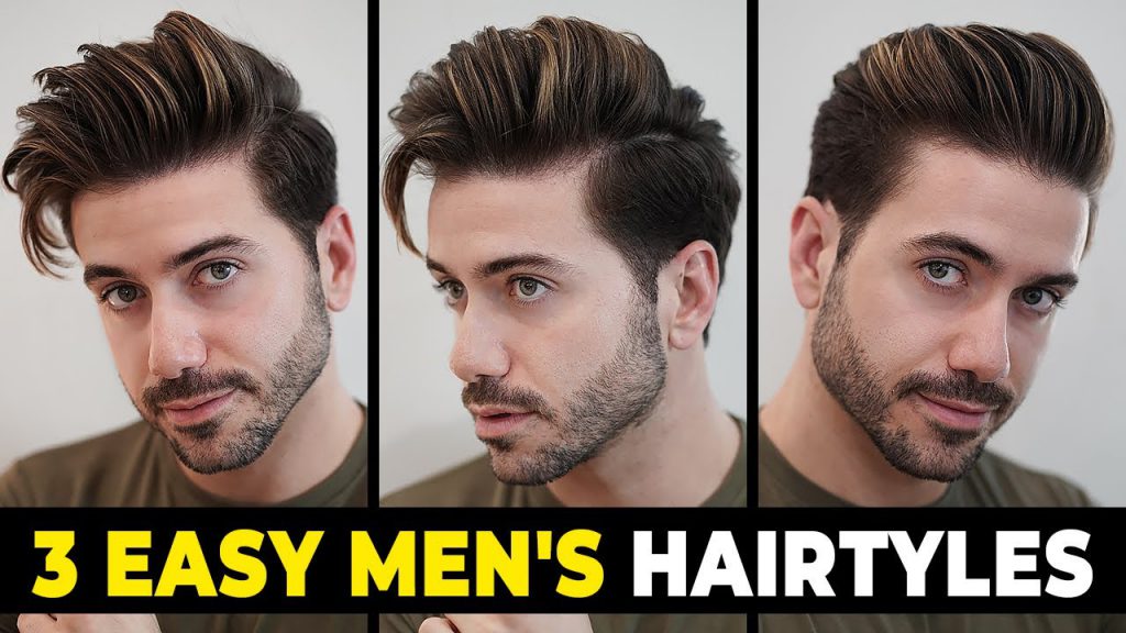 3 EASY HAIRSTYLES FOR MEN 2020 | Men's Hairstyle Tutorial | Alex Costa ...