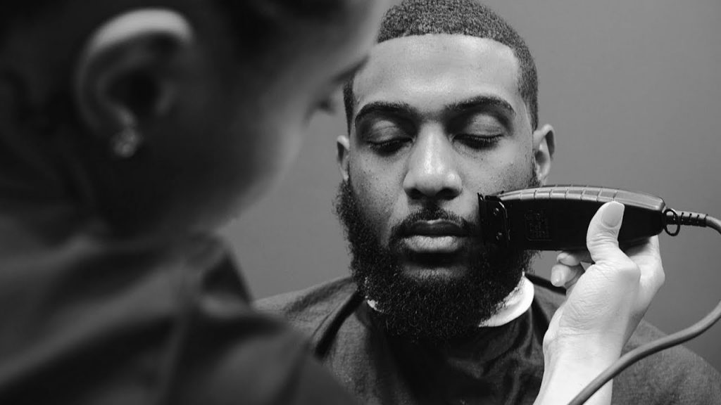 Master Barber Gives Taper Caesar With Mid Length Beard Trim | Men's ...
