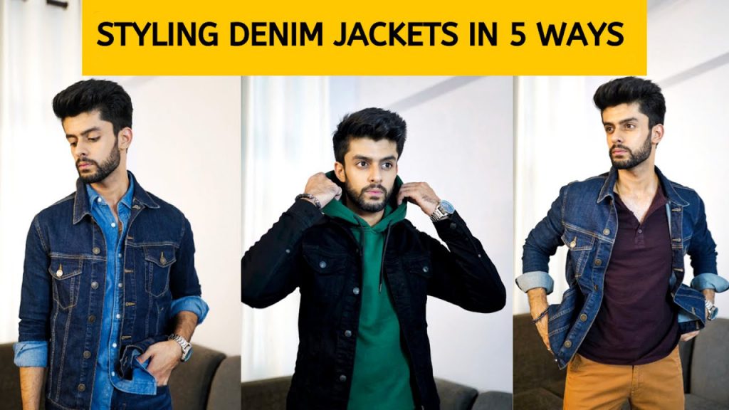 HOW TO STYLE A DENIM JACKET FOR MEN ! 5 DIFFERENT STYLES OF DENIM ...